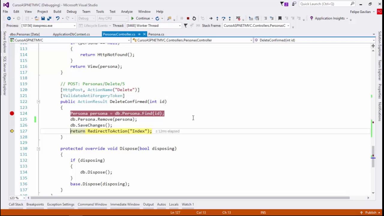 Borrando registros con Entity Framework | Entity Framework 6 | Programando en ASP.NET MVC 5 ...