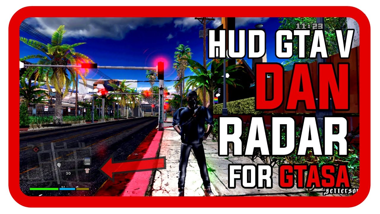 HUD Gta v & RADAR For Gta Sa Android || Cara Pasang - YouTube