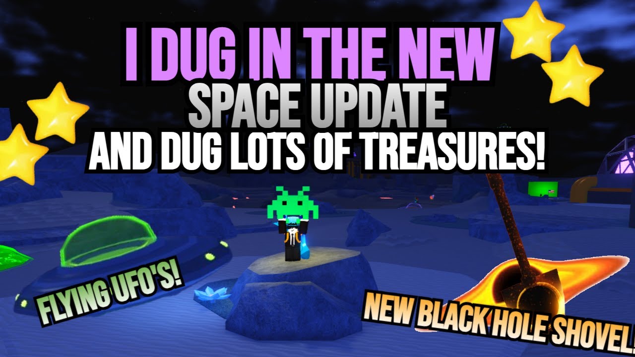Dig It| ALL NEW SPACE 🌑 UPDATE Full OVERVIEW! New SHOVELS New GAME ...