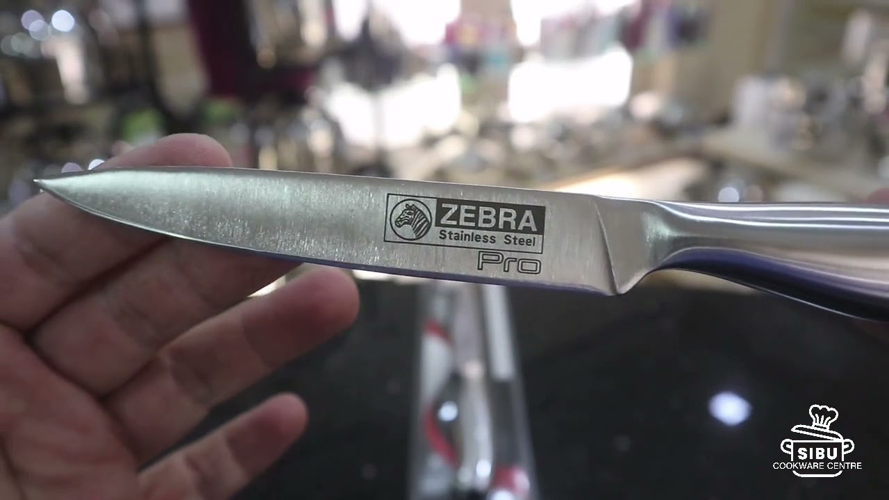 Zebra Thailand 4.5" Pro II Utility Knife - YouTube