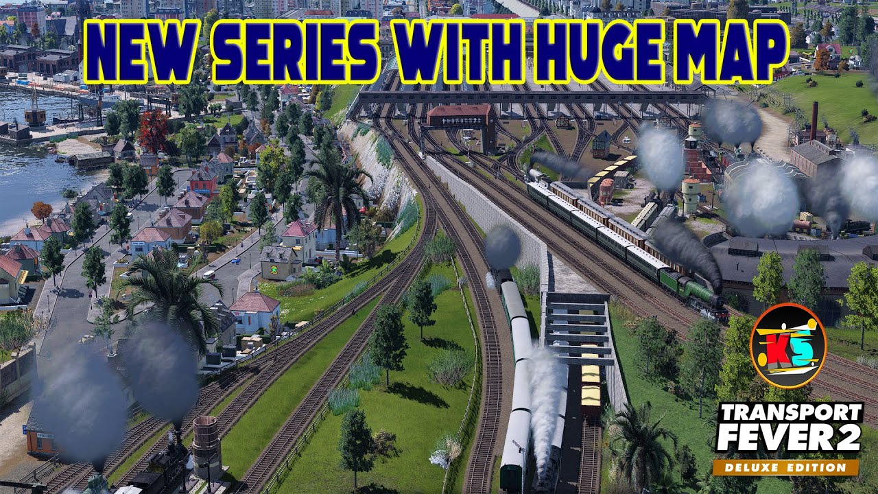 🔴Transport Fever 2 | Expermental Huge Map I Road To 1K 🚂 - YouTube