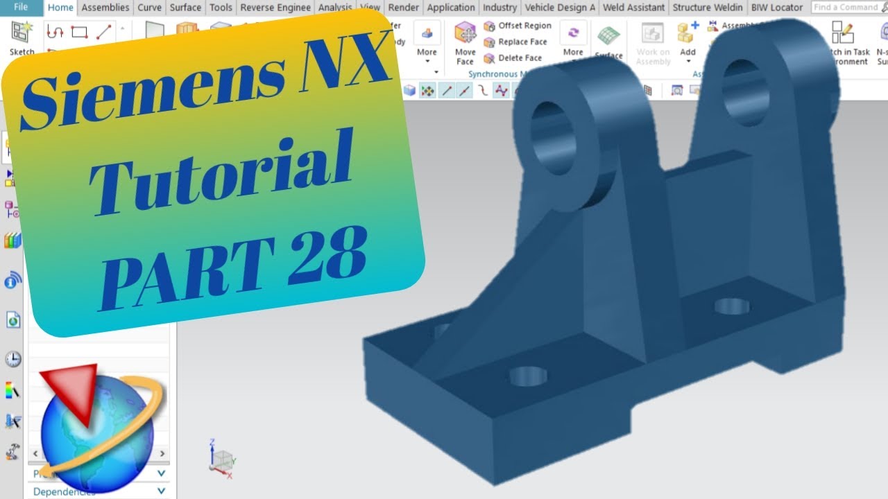 NX Tutorial for Beginners - Part 28 | Siemens NX | UG NX - YouTube