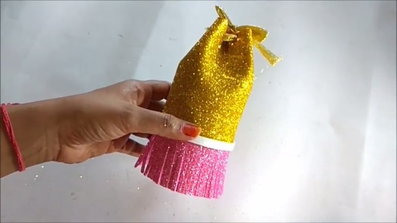 DIY Potli Bag From Waste Material At Home Complete Tutorial DIY diy-potli-bag-from-waste-material-at-home-complete-tutorial-diy