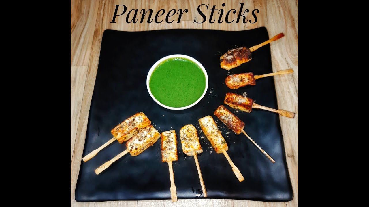 Restaurant Style Paneer Sticks Recipe - Paneer Starters Recipe - Paneer ...