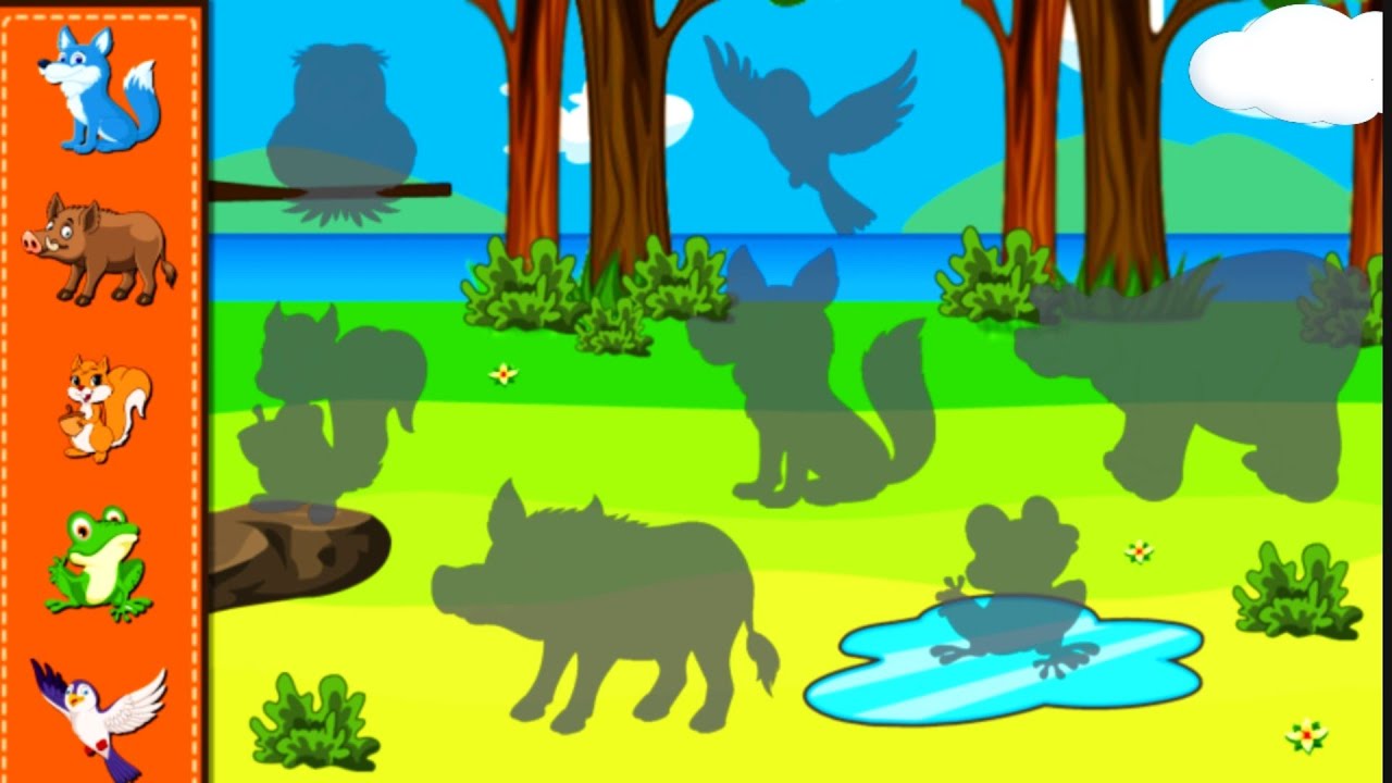 Animal Sounds | Click and Match Forest Animals #cocomomoanimalsounds ...