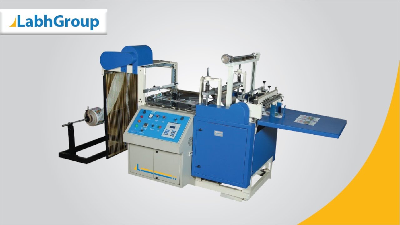 Advanced bottom cut and seal plastic bag making machine | High speed ...