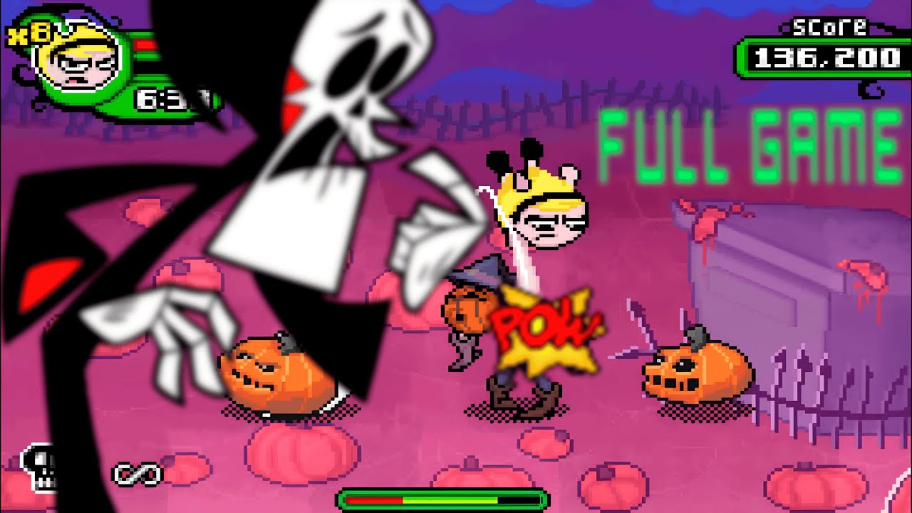 The Grim Adventures of Billy & Mandy - FULL GAME - playthrough no ...