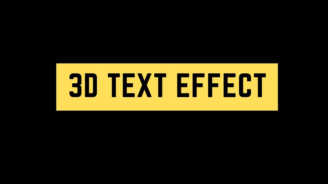 Awesome 3d Text Effect Using Only Html And Css Pure Html Css Tutorial 1837