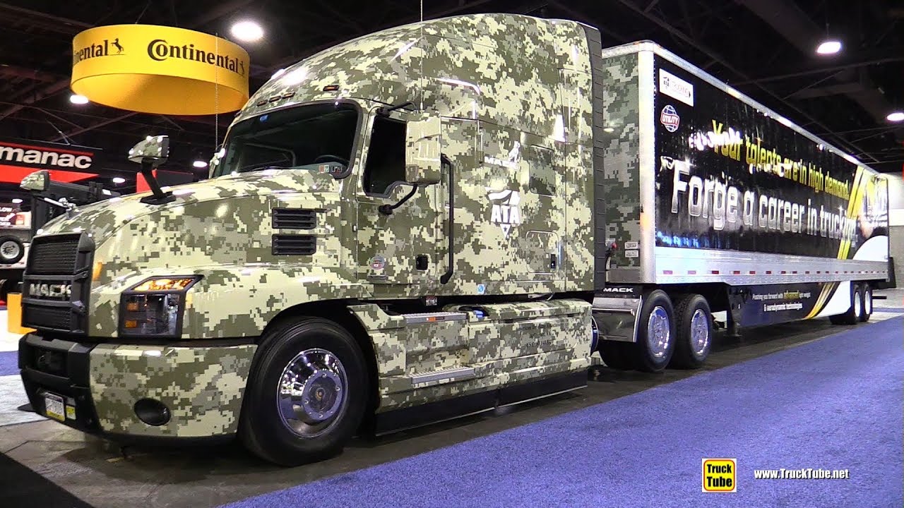 2019 Mack Anthem Camo Truck - Exterior Walkaround - YouTube