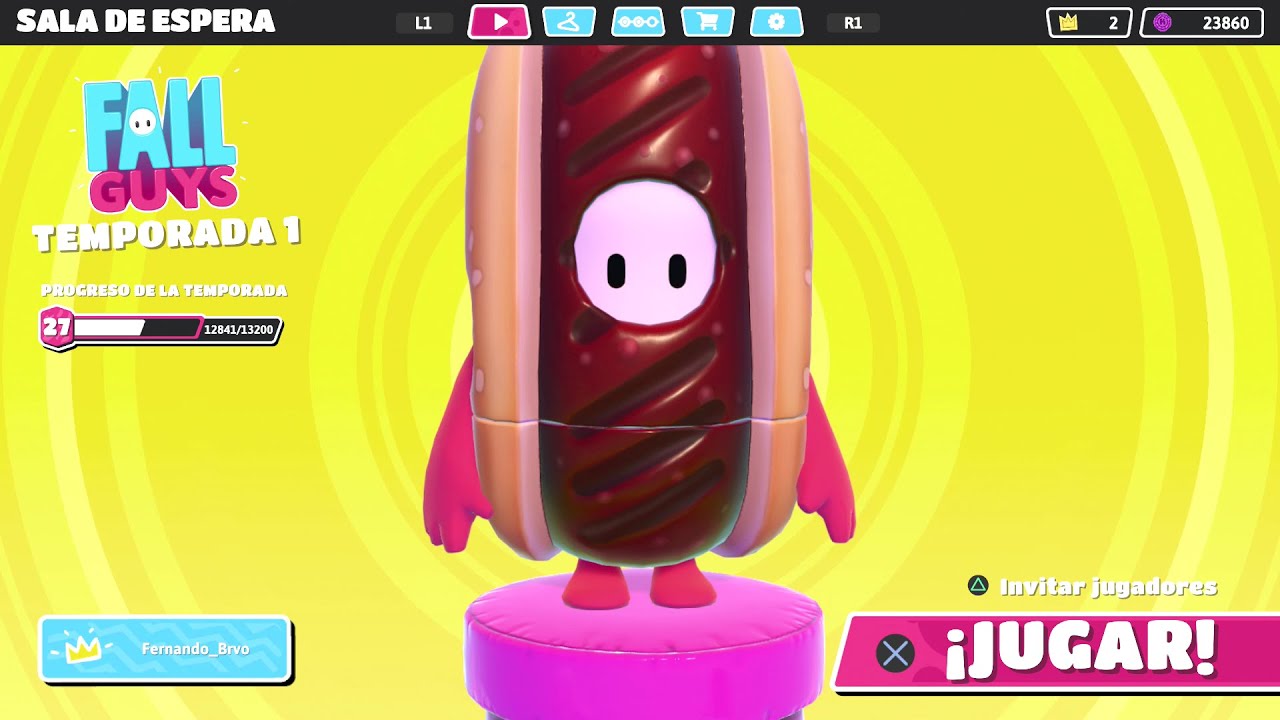 Al fin somos el hot dog/ FALL GUYS - YouTube