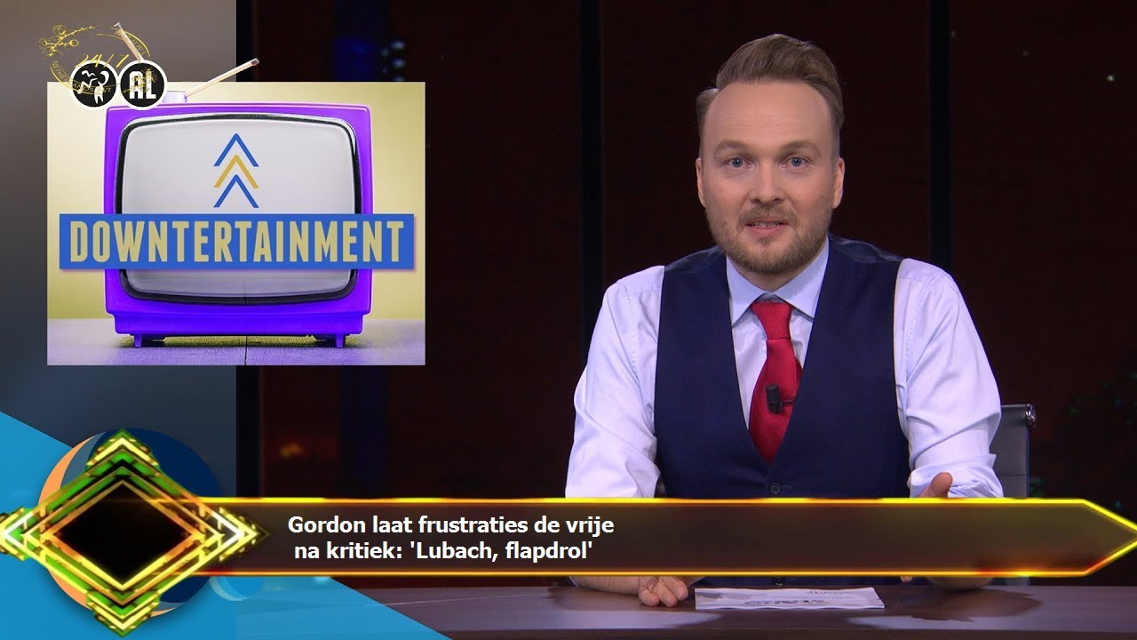Gordon laat frustraties de vrije na kritiek: 'Lubach, flapdrol' - YouTube
