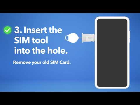 How to Insert Your Hello Mobile SIM Card - YouTube