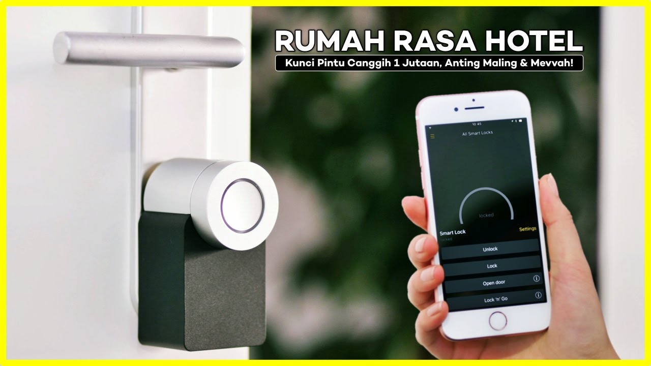 10 SMART DOOR LOCK 1 JUTAAN TERBAIK | Kunci Pintu Digital Canggih, Aman ...