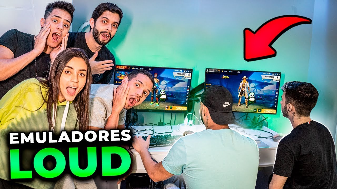 ELES CHEGARAM!! OS DOIS NOVOS CONTRATADOS DA LOUD FREE FIRE!! - YouTube