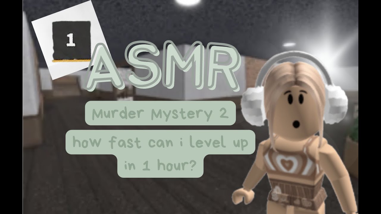 [MM2] How fast can I level up in 1 hour + keyboard ASMR - YouTube