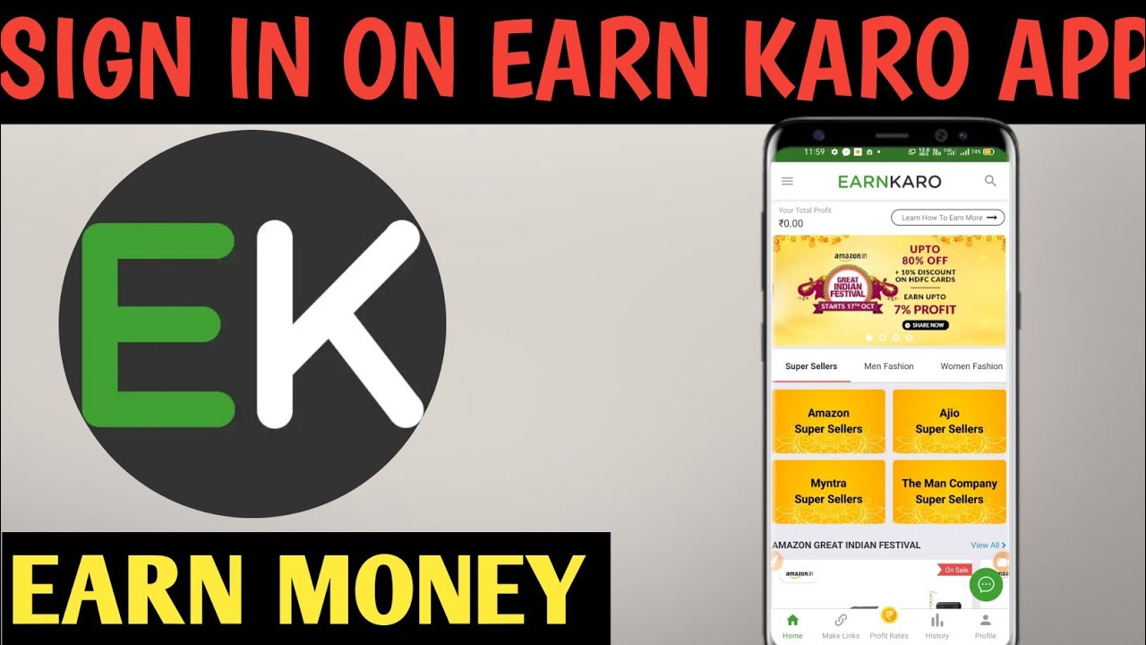 How To Sign In Or Sign Up On Earn Karo App and Earn Lots Of Money ...