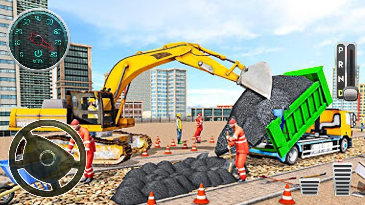 Real Grand City Road Construction 2 Simulator - Mobil Truk Konstruksi ...