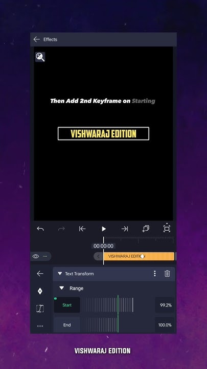 How to use Text Transform effect in Alight motion #alightmotiontutorial #vishwarajedition - YouTube