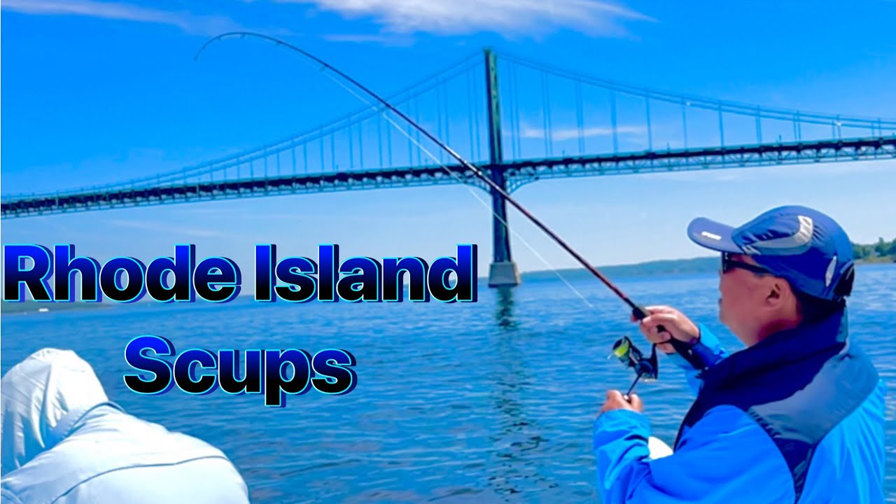RHODE ISLAND SCUP FISHING AROUND SCENIC MOUNT HOPE BAY AREA USING CLAMS ...