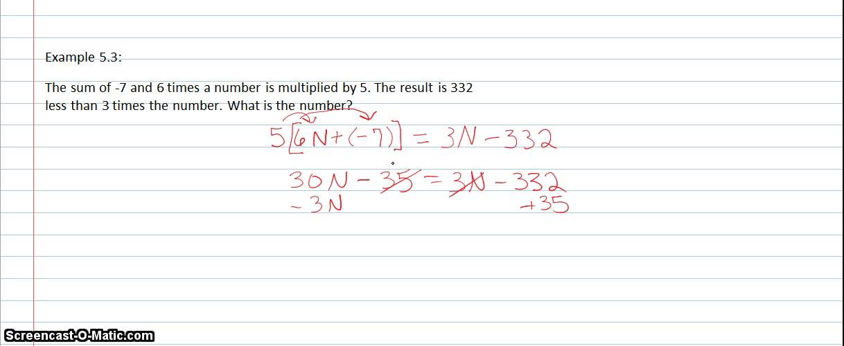 Saxon Algebra II: Lesson 5 Examples - YouTube