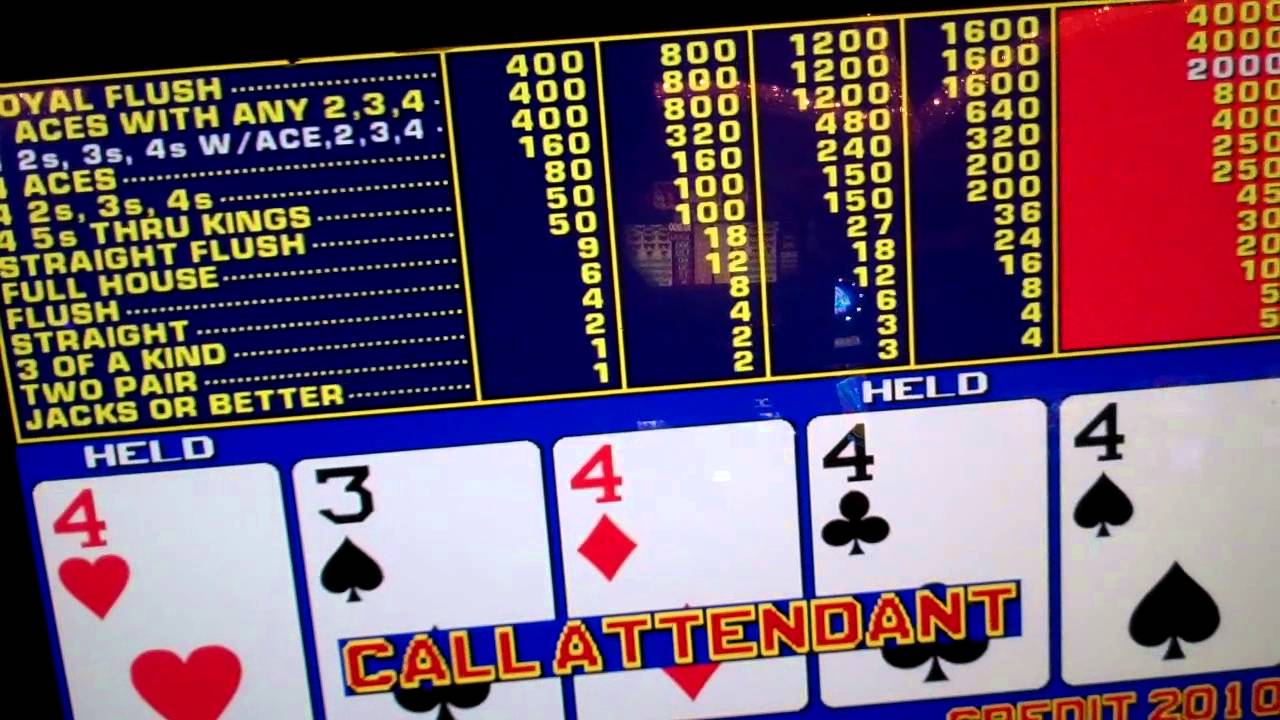 video poker jackpot - YouTube