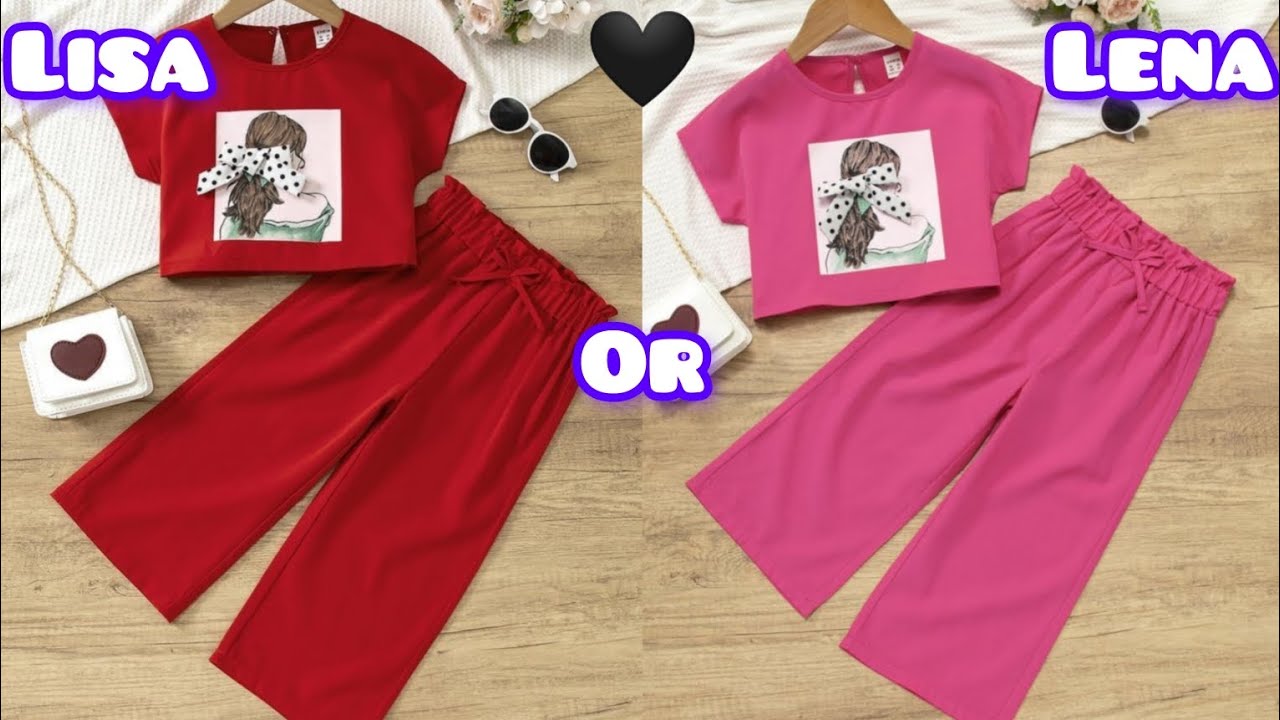 lisa or lena outfits and frook - YouTube