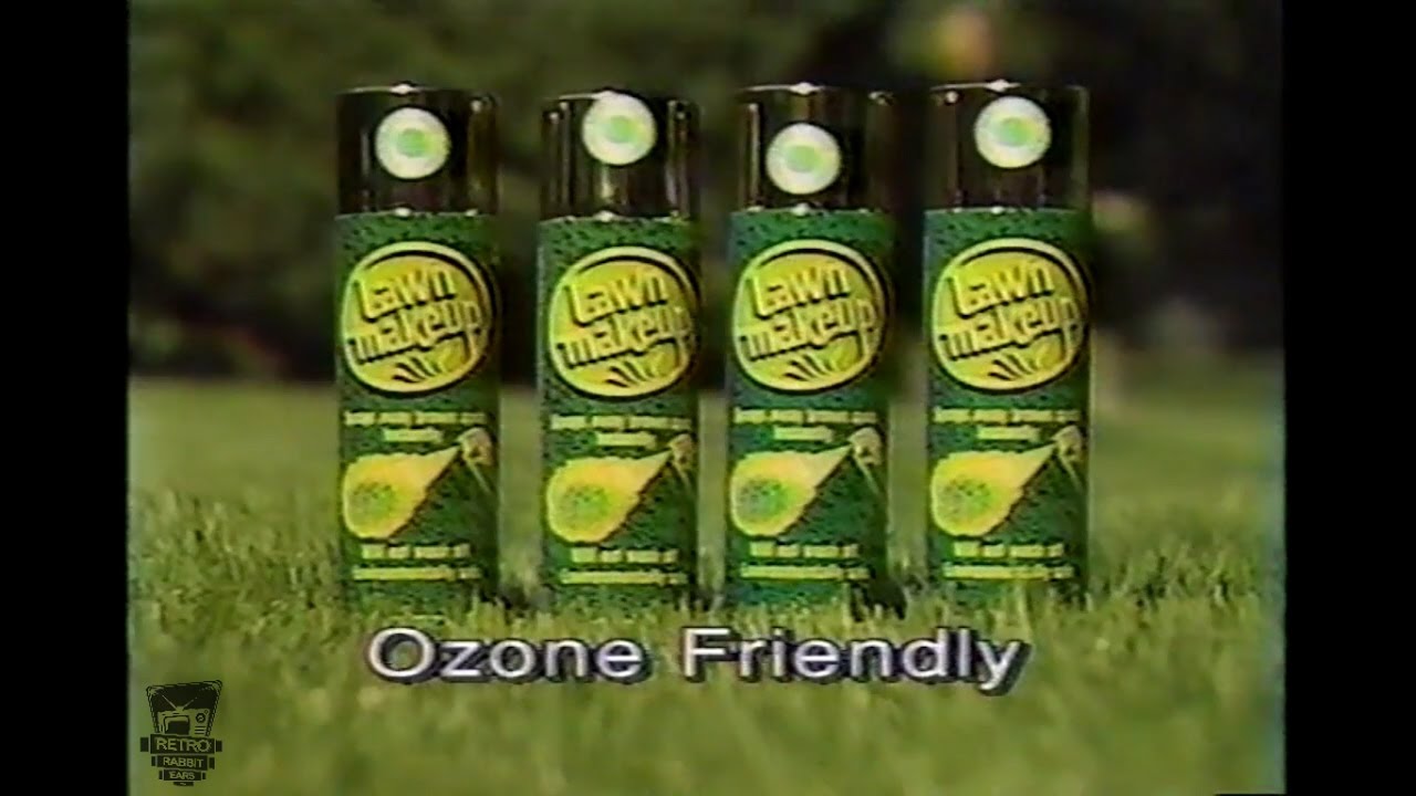 Lawn Makeup Spray! Funny 1990 TV Commercial For Lawn Spray Paint! - YouTube