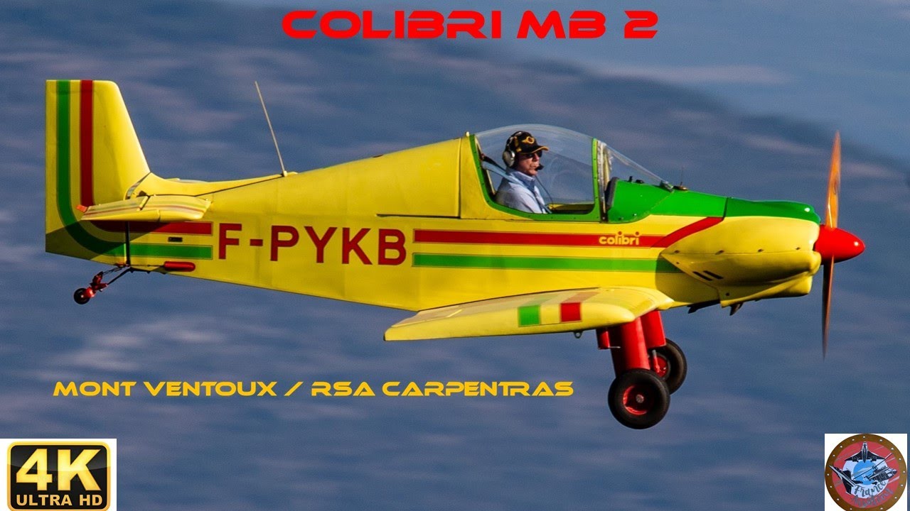 COLIBRI MB2 RSA Carpentras Mont Ventoux 6 sept 2020 Au Sol et, en Vol ...