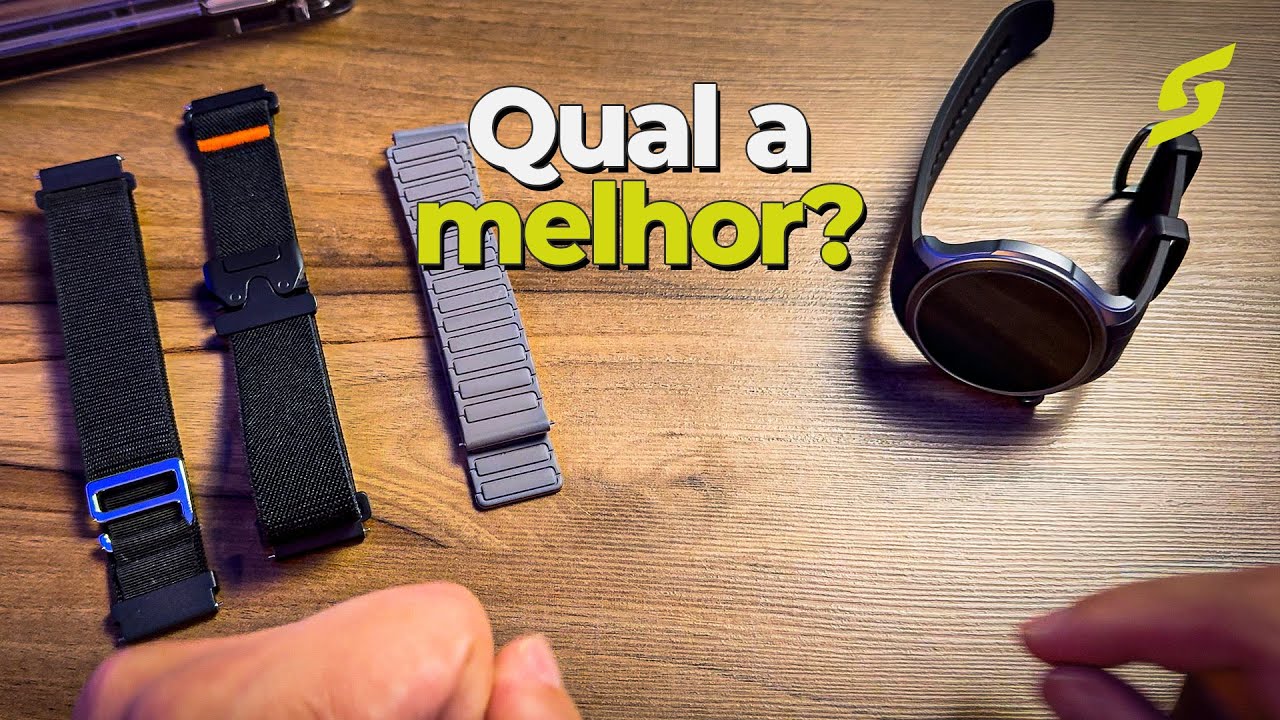 COMO escolher a PULSEIRA para seu SMARTWATCH Amazfit Balance (ou ...