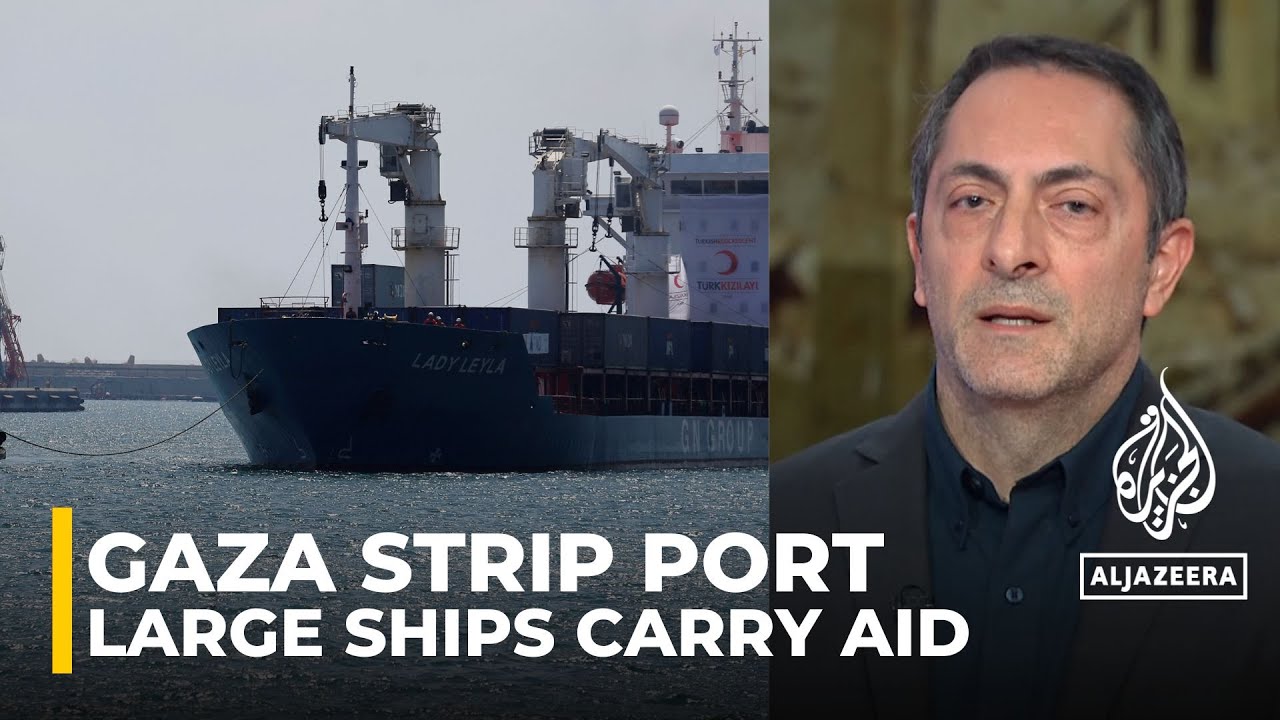 Port will be equipped to dock large ships, carrying humanitarian aid ...