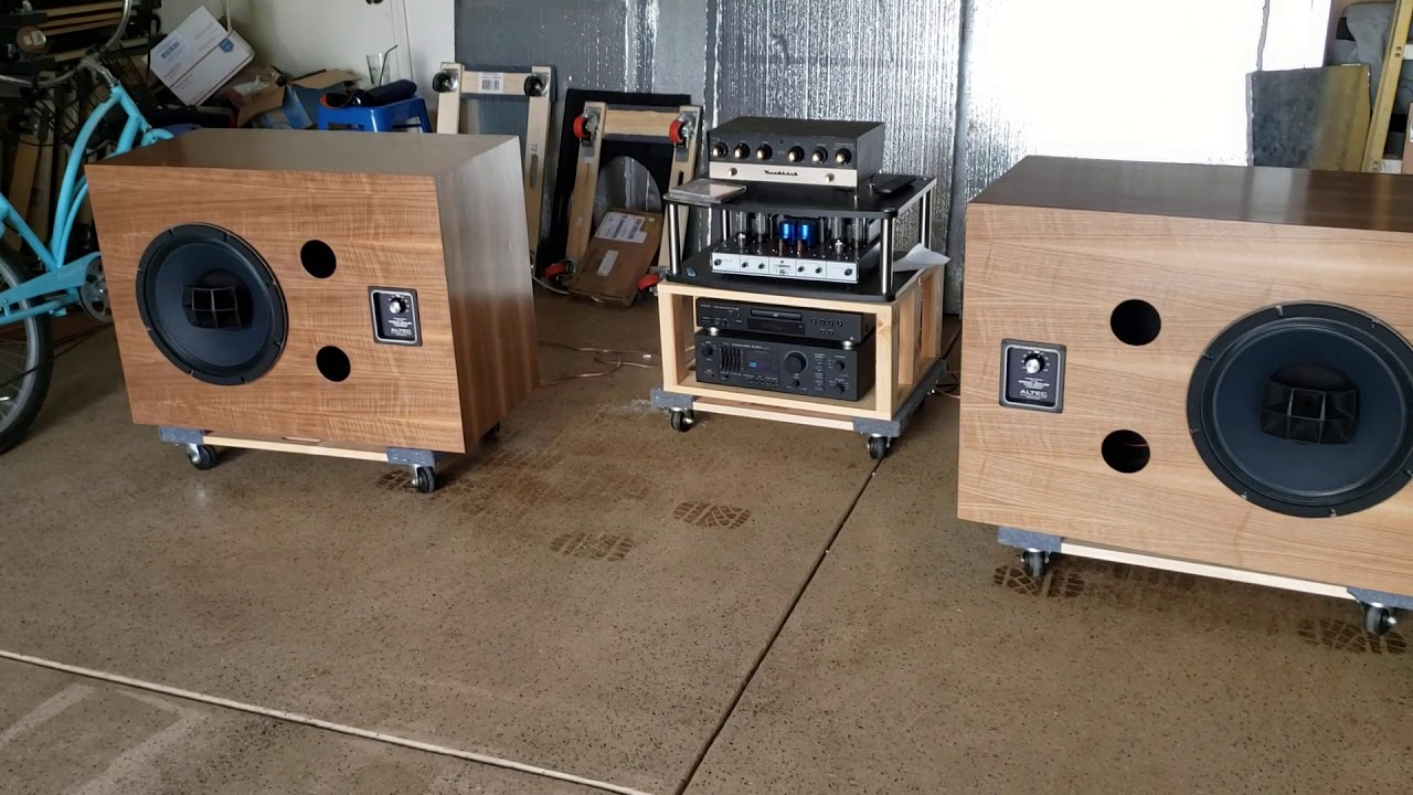 Custom Altec Model 17 for San Francisco Cigar Bar (2) - YouTube