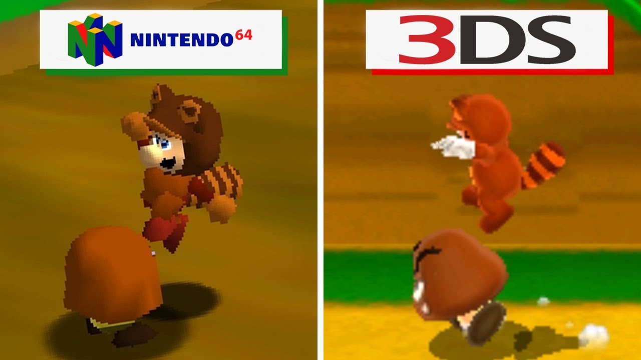 Super Mario 3D Land (2011) N64 vs 3DS (Graphics Comparison) - YouTube