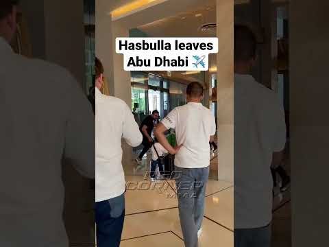 Habulla Magomedov leaves Abu Dhabi hotel after UFC 280 weekend - YouTube