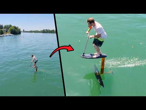 THIS UNIQUE SCOOTER FLIES ON WATER - I LEARNED PUMP FOILING IN 1 HOUR!