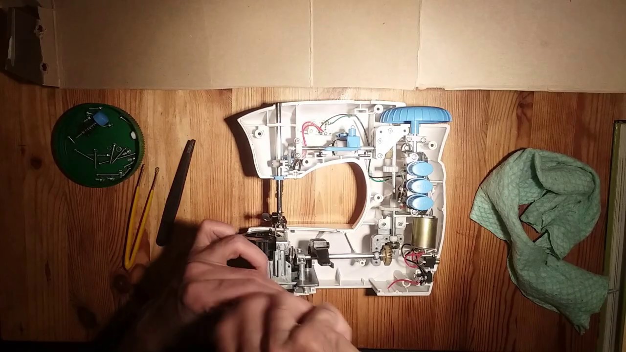 Disassembling a Sewing Machine - YouTube
