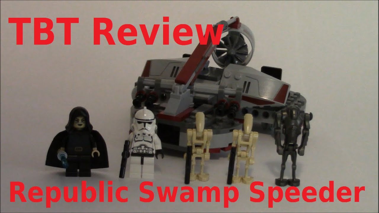 LEGO Republic Swamp Speeder 8091 | TBT Review #1 - YouTube
