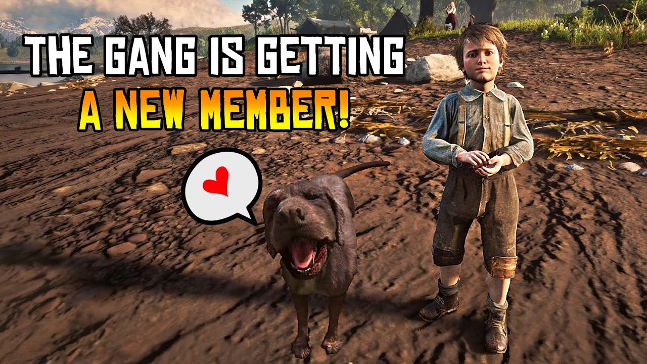 The Gang Gets A New Member And He Is ADORABLE || RDR2 Camp Encounter ...
