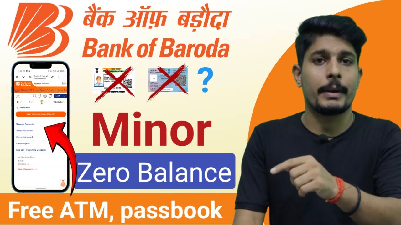 Minor account opening online | best zero balance for minor account ...
