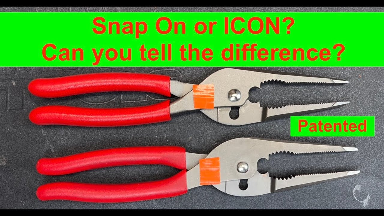 Patented! Here's the receipt. ICON or Snap On? Can you tell the ...
