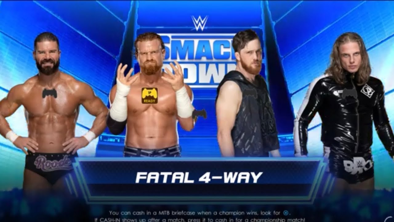 Buddy Matthews Vs Kyle O’Reilly Vs Riddle Vs Bobby Roode on Smackdown ...