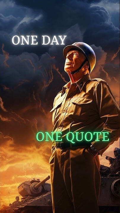 Motivational quote of the day from general George Patton. By Mythic ...