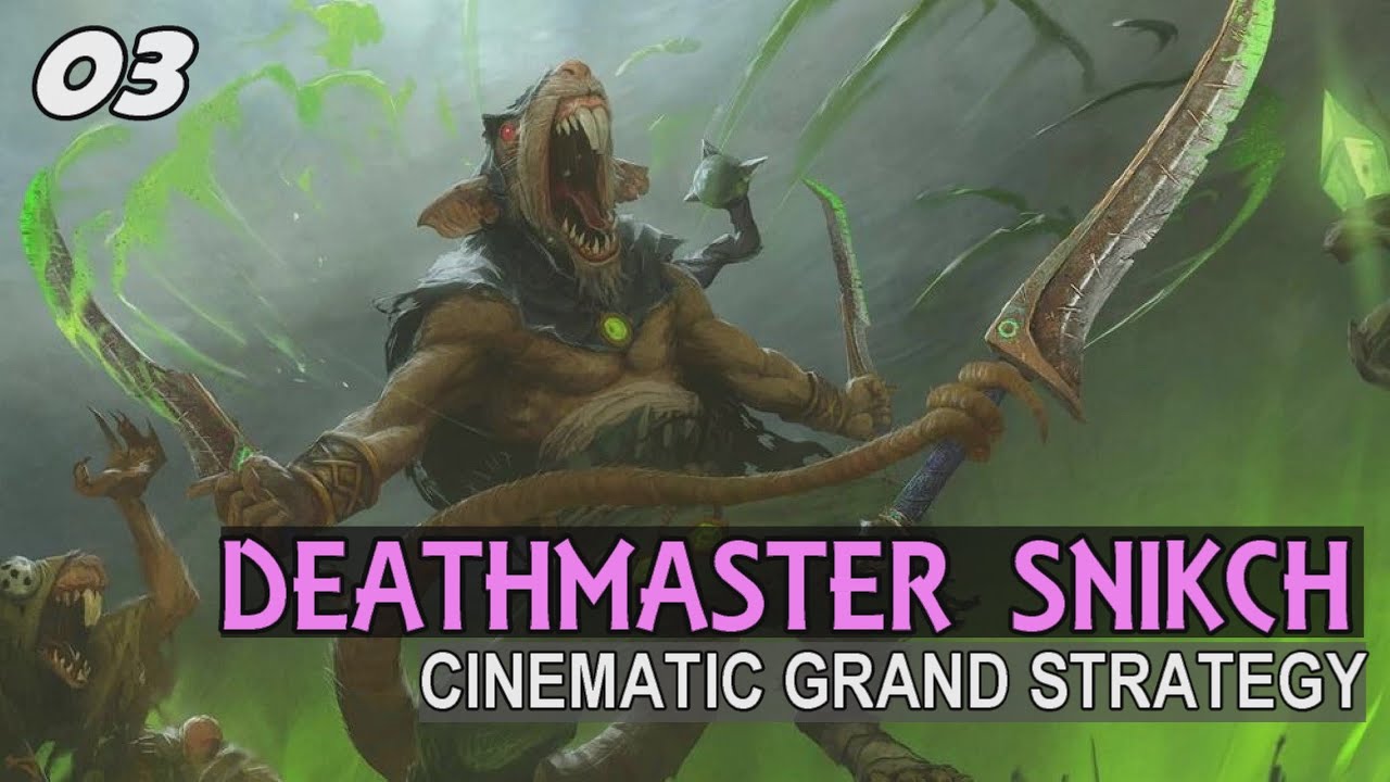SFO Grimhammer Deathmaster Snikch | Immersive Warhammer 3 - YouTube