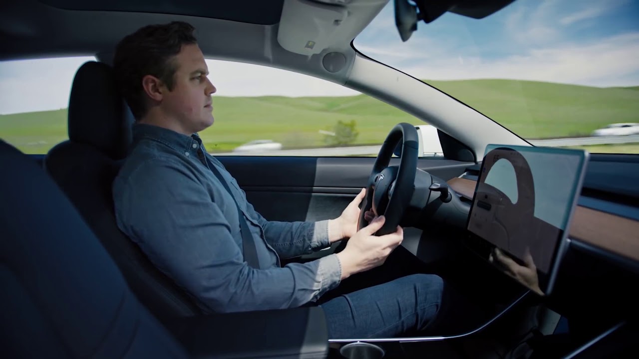 增強版自動輔助駕駛 Tesla Model 3 Guide Enhanced AutoPilot - YouTube