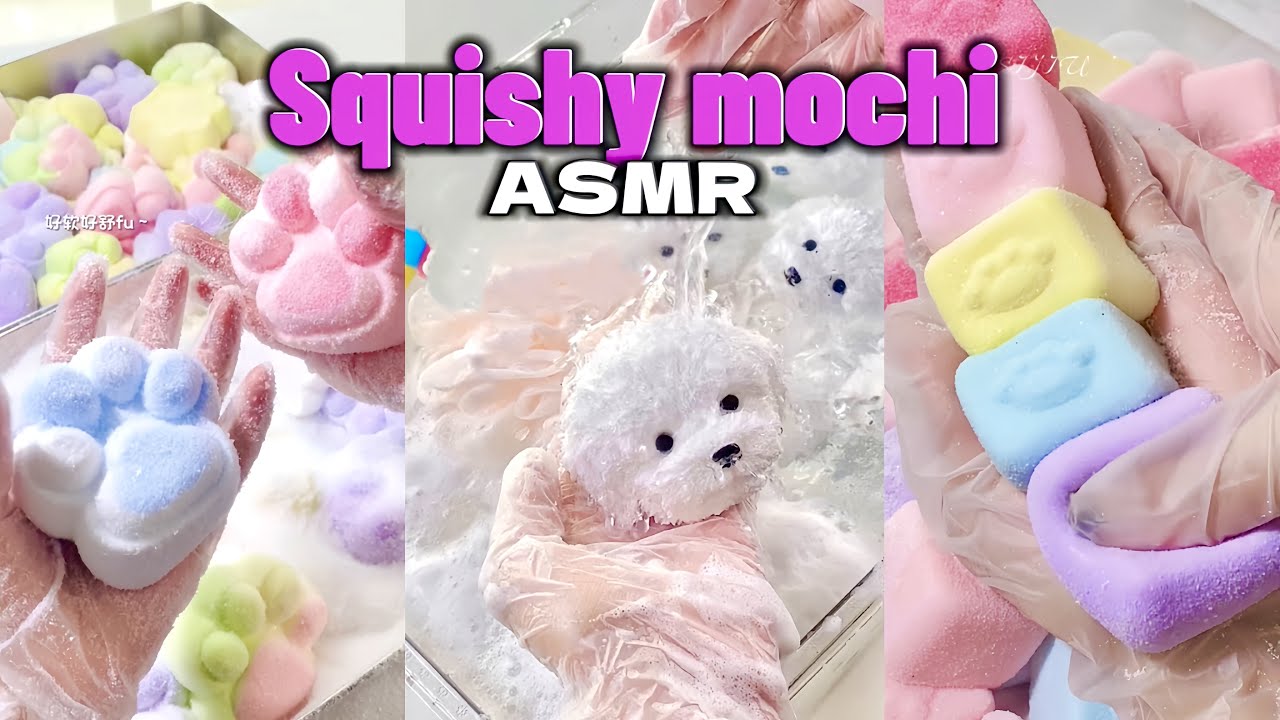 Tổng Hợp Asmr Squishy Mochi Đẹp Mắt Đáng Yêu | Đồ Chơi Giảm Stress ...
