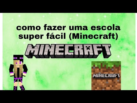 Tutorial-como fazer uma escola no Minecraft super fácil 👍👍 ️ ️ parte 1 ...