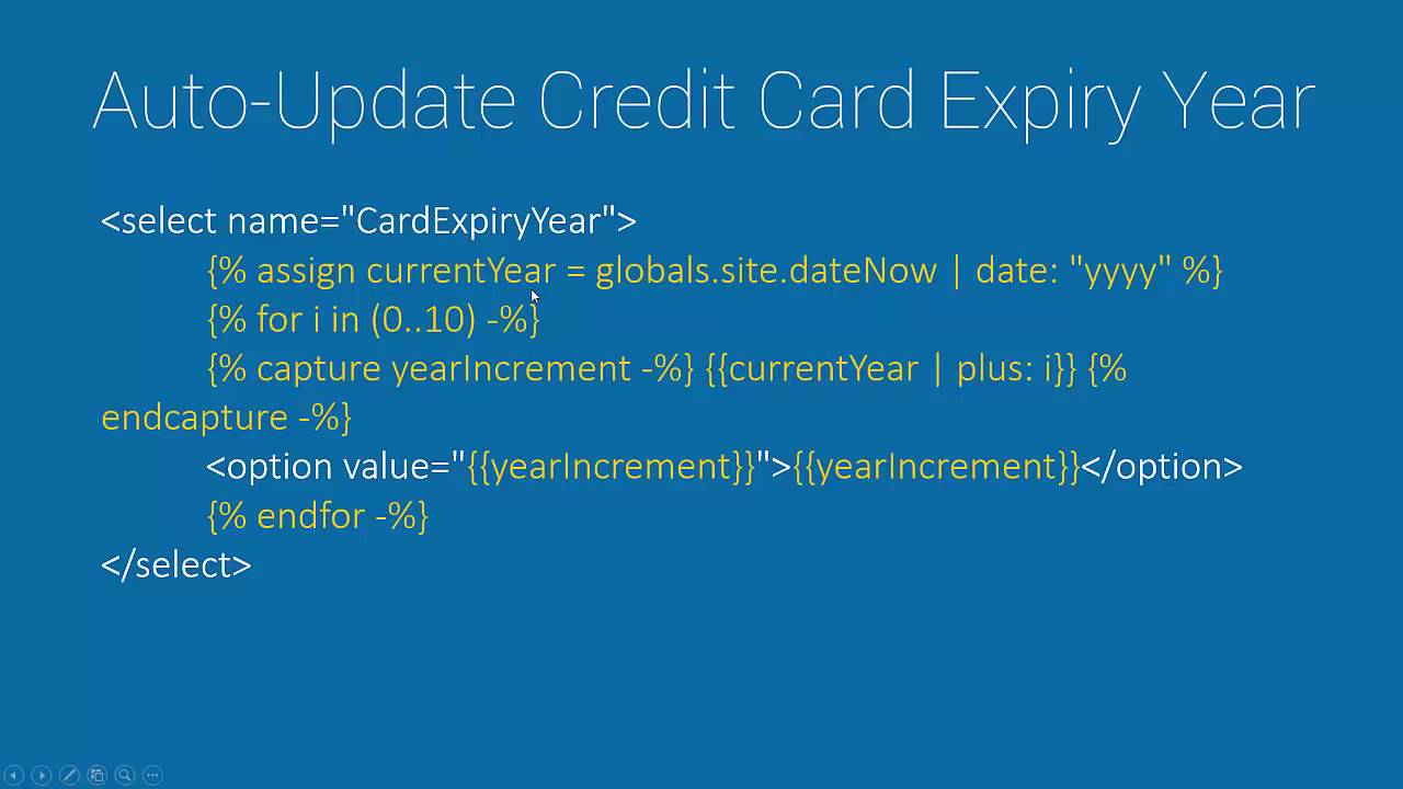 Auto Update Credit Card Expiry Year On Business Catalyst Order Forms YouTube auto-update-credit-card-expiry-year-on-business-catalyst-order-forms-youtube