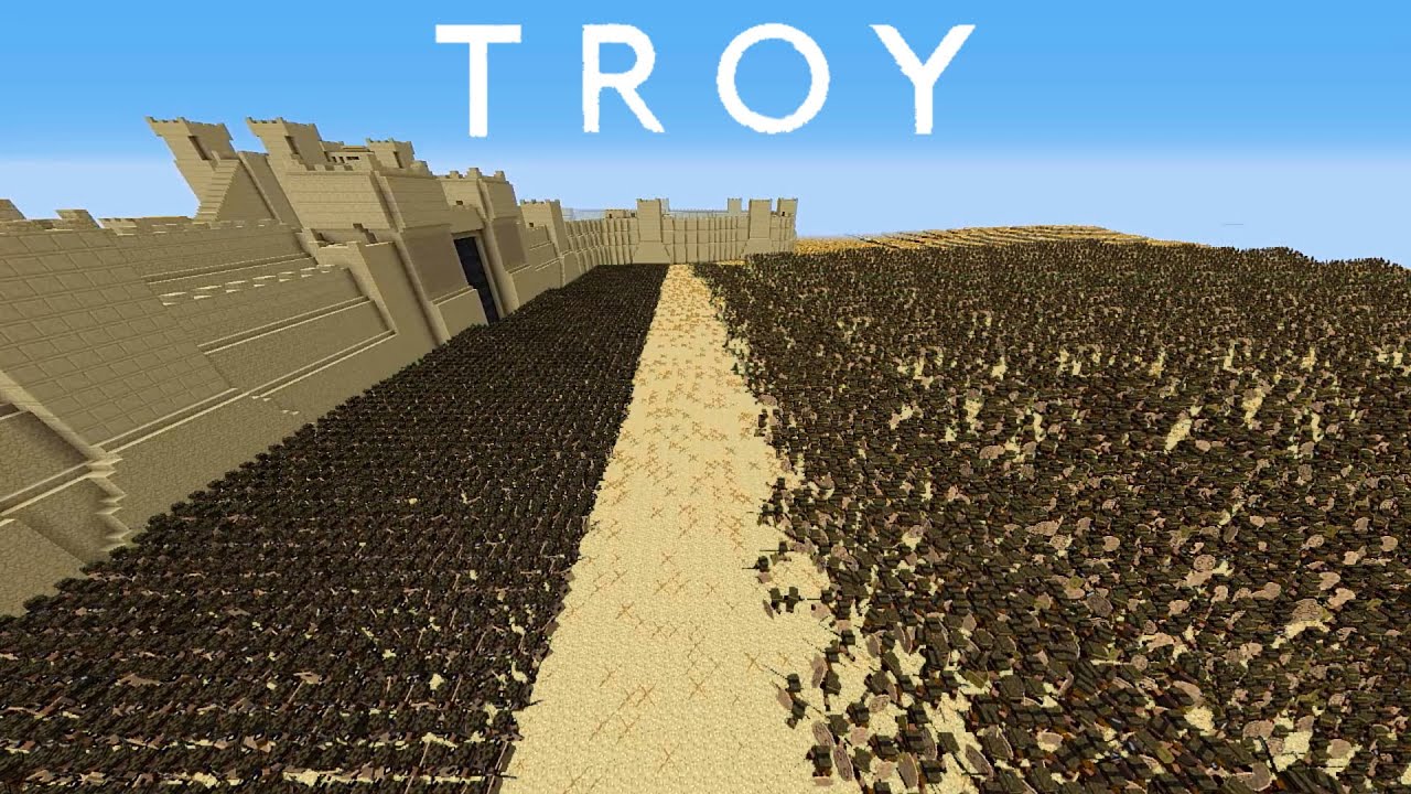TROY in Minecraft - Main Battle | Part 2/3 - YouTube
