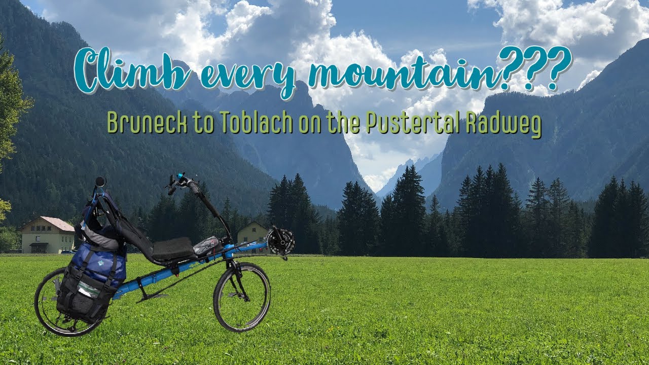 Bruneck to Toblach on the Pustertal Radweg and Pragsser Wildsee - YouTube