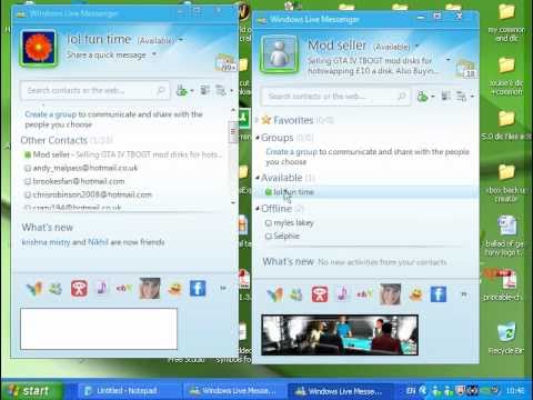 multi msn + inf nudges Tutorial (xp only) - YouTube