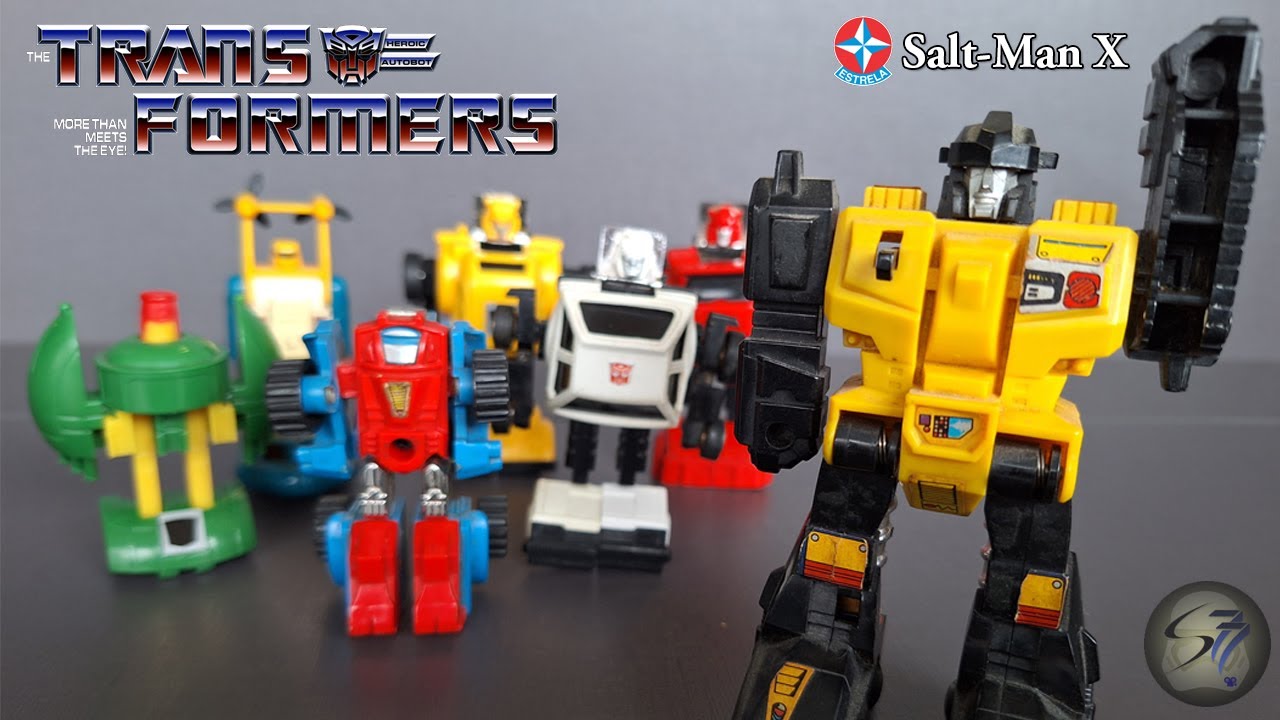 Transformers G1 Jumpstarters jumping slow motion Salt-man X # ...